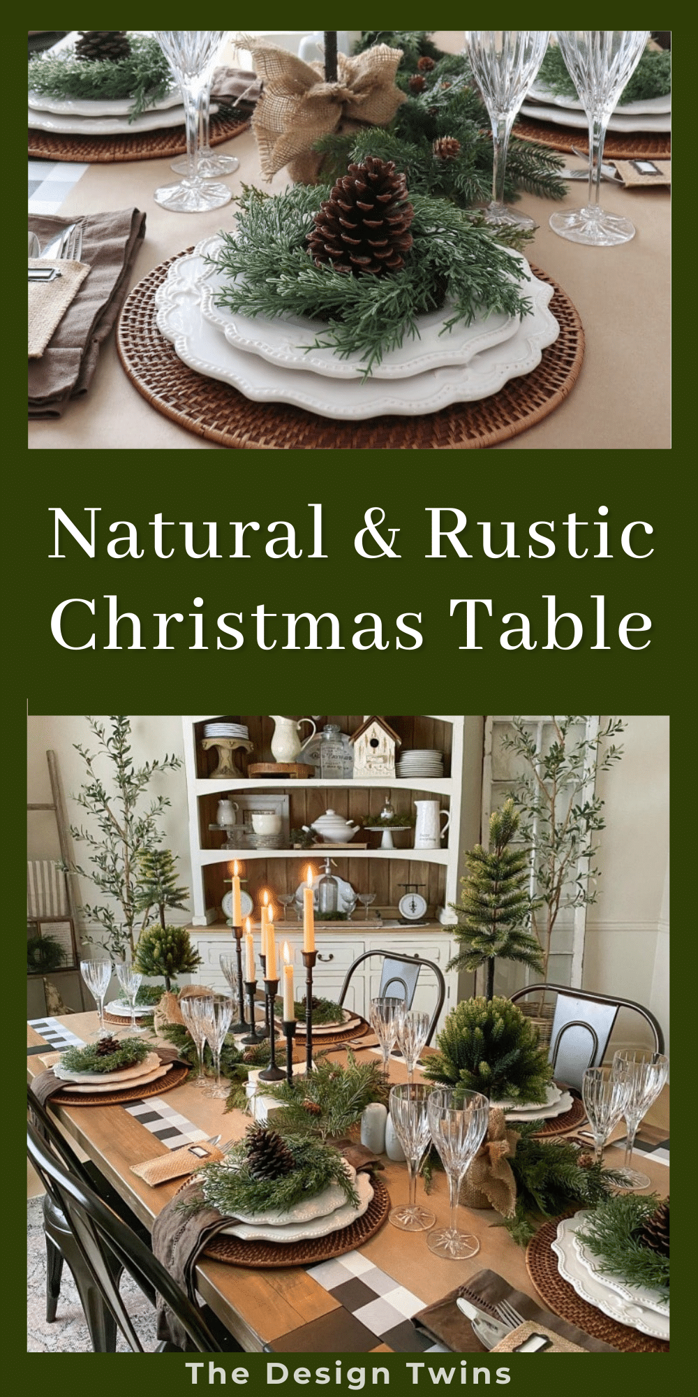 如何设置一个美丽的自然圣诞桌 - 设计双胞胎博客beplay app官网 - Beplay体育网页登录,beplay app官网